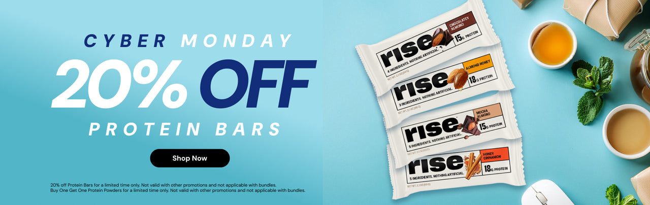 The Best Plant-Based, Vegan & Whey Protein Bars – Rise Bar