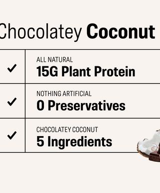 Chocolatey Coconut Protein Bar (12 pack) | 15g Vegan Protein – Rise Bar