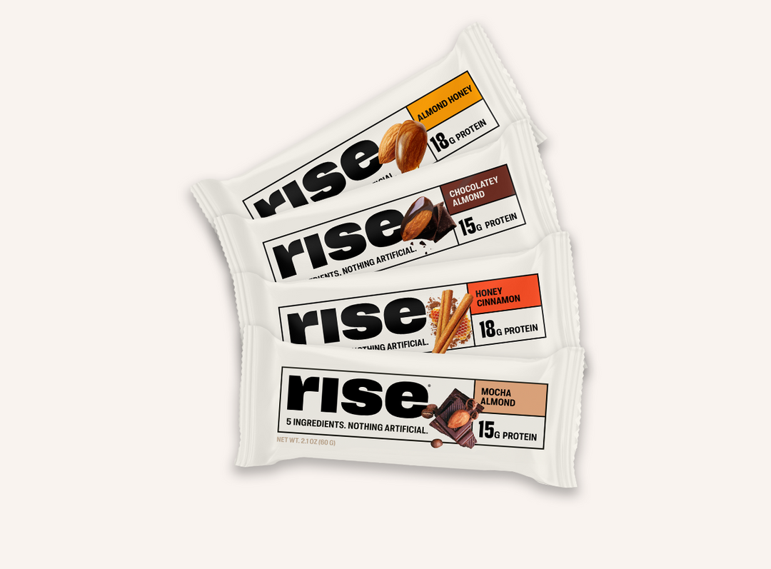 Vegan Whey Protein Bars | 15-20 Grams Whey Protein Per Bar – Rise Bar